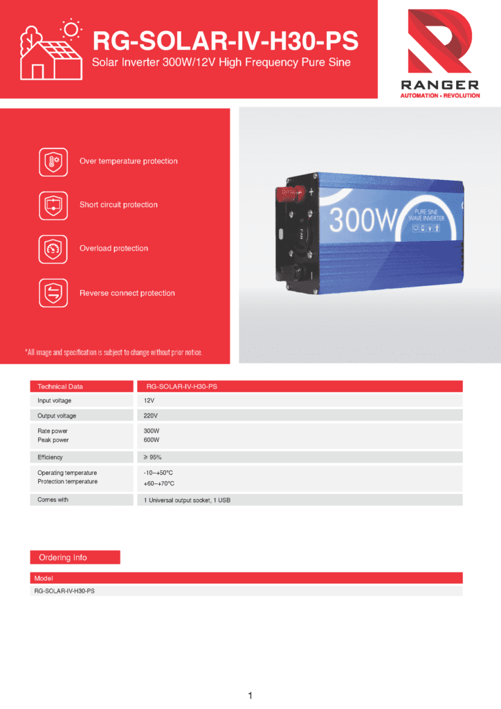 RG-SOLAR-IV-H - Ranger