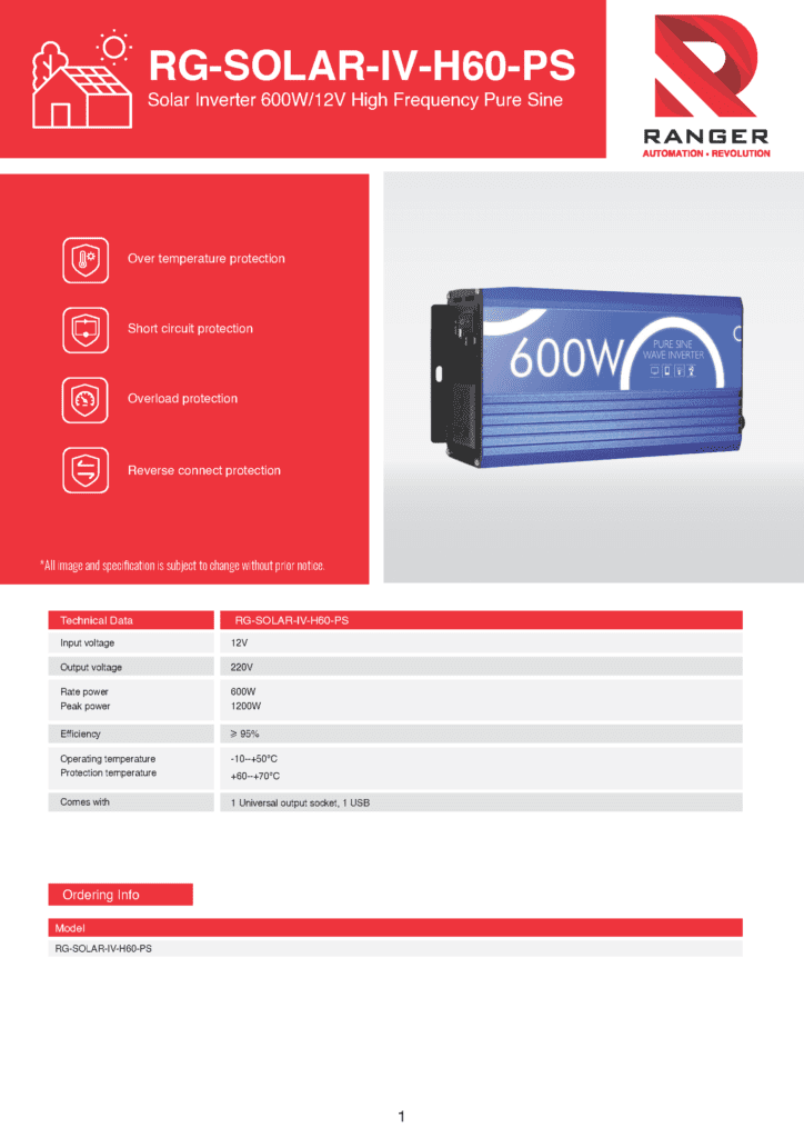 RG-SOLAR-IV-H - Ranger