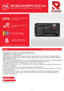 RG-SOLAR-MPPT-2410-10A - Ranger