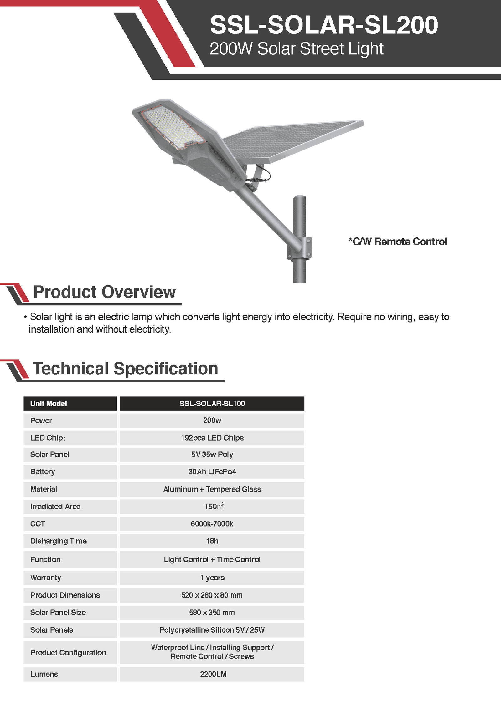 SSL-SOLAR-SL - Ranger
