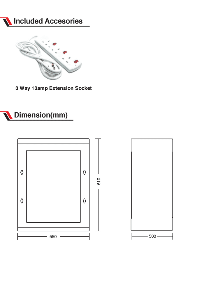 RACK-12U-W-ECO-500 - Ranger