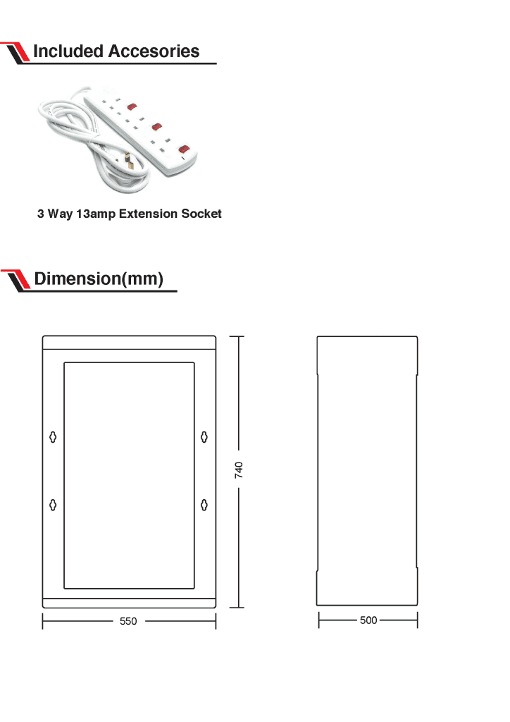 RACK-15U-W-ECO-500 - Ranger