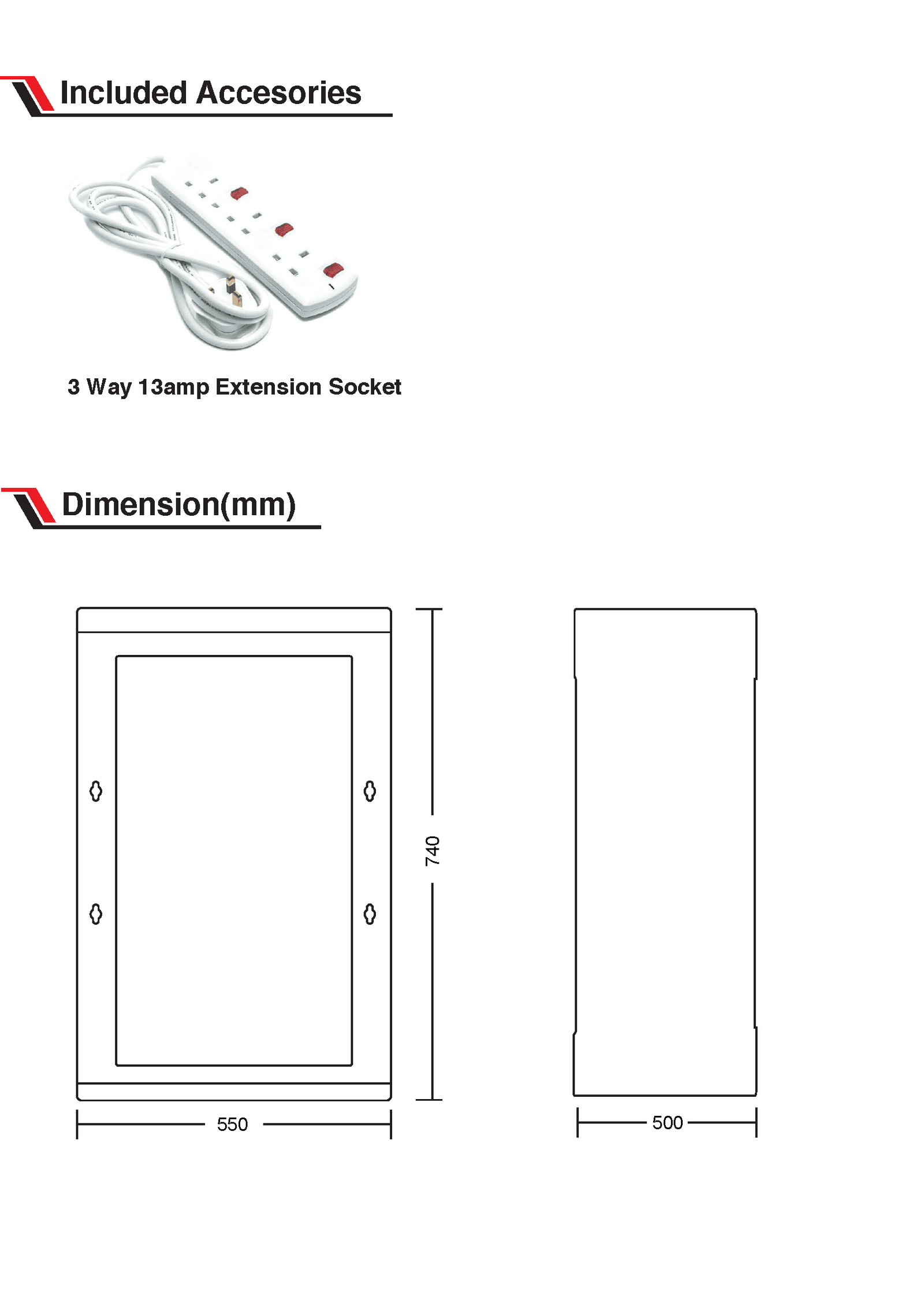 RACK-15U-W-ECO-500 - Ranger