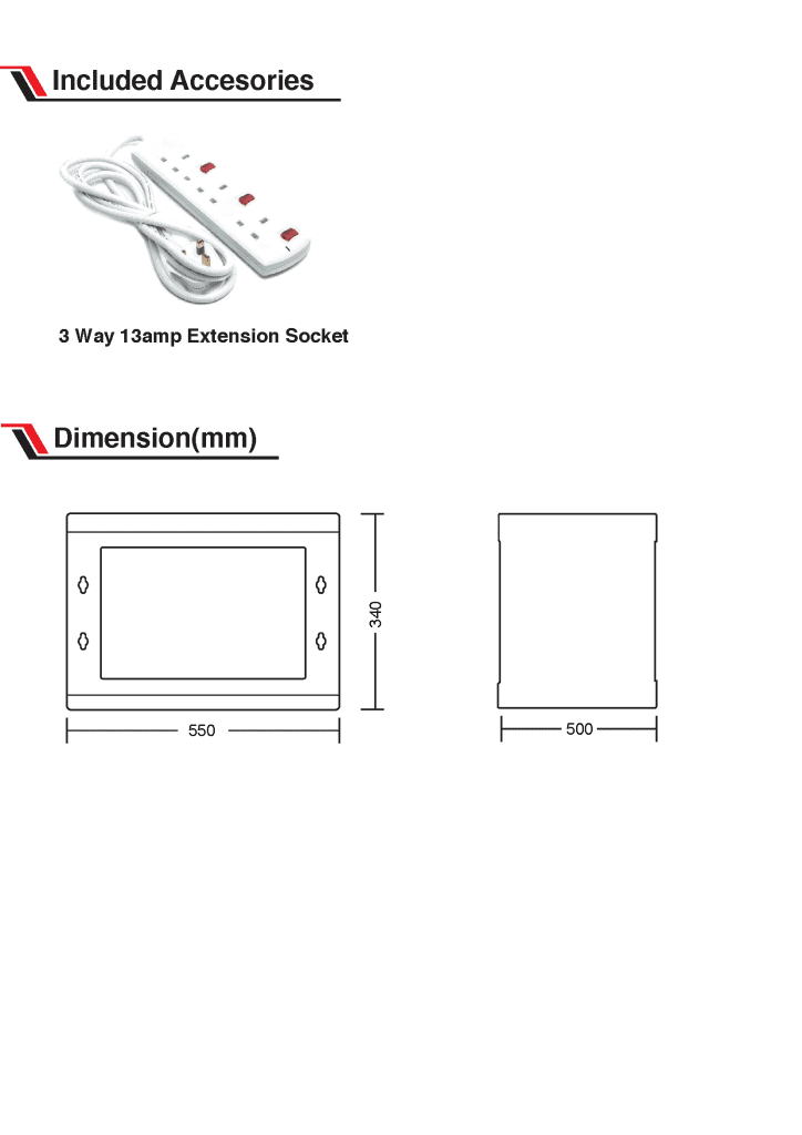 RACK-6U-W-ECO-500 - Ranger