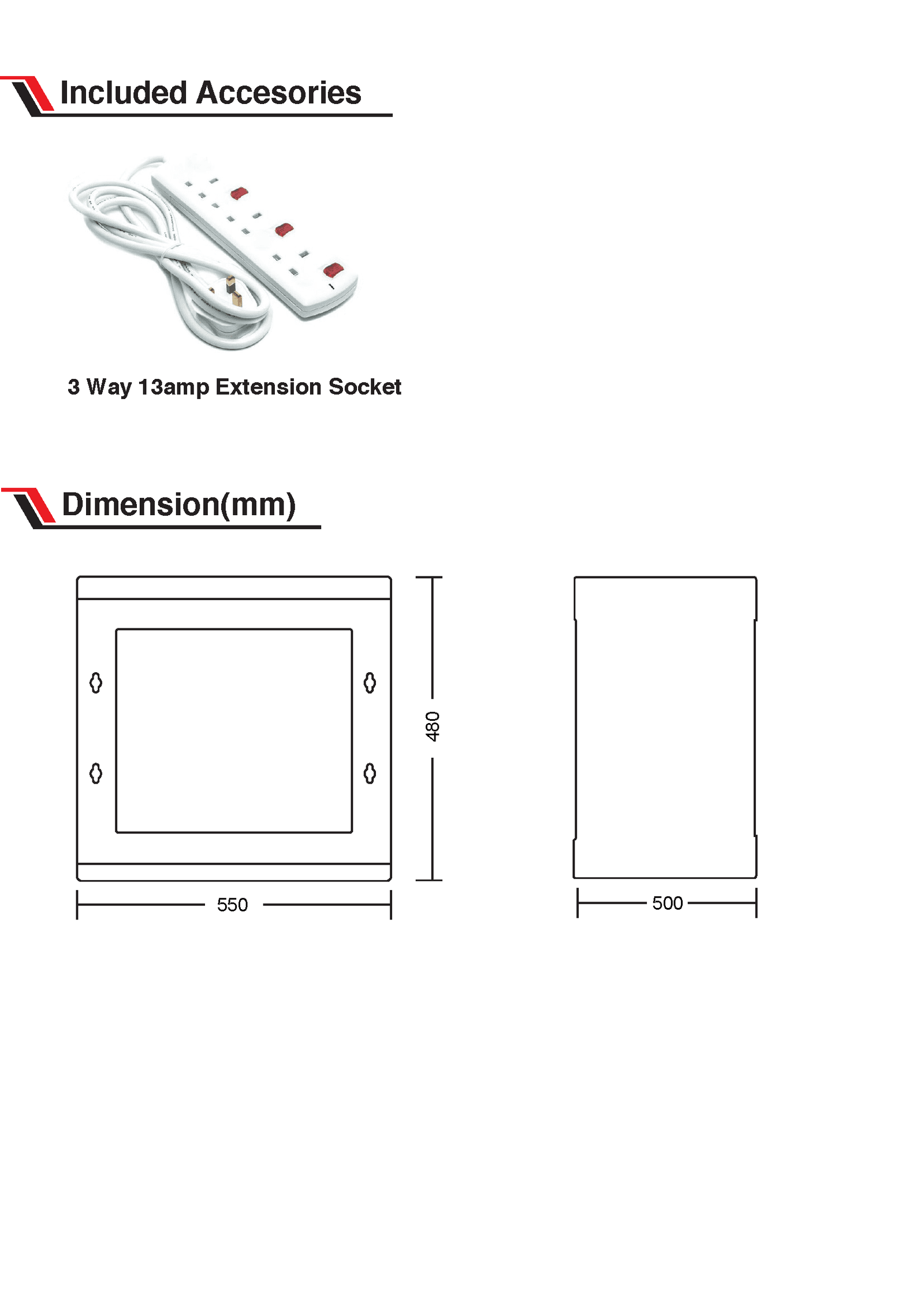 RACK-9U-W-ECO-500 - Ranger